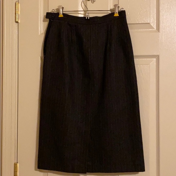 Peabody House | Dresses | Charcoal Business Suit With Rust Grey ...